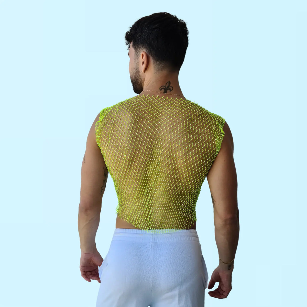 ASHTON - Gay Mesh Shining Tops – Xpress Harness